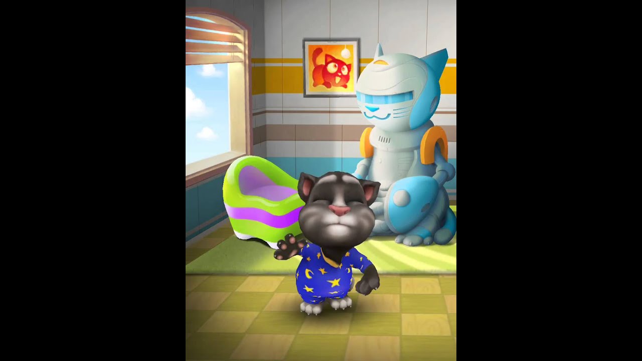 [My Talking Tom] Is that a happy face?(talking tom) :) - YouTube