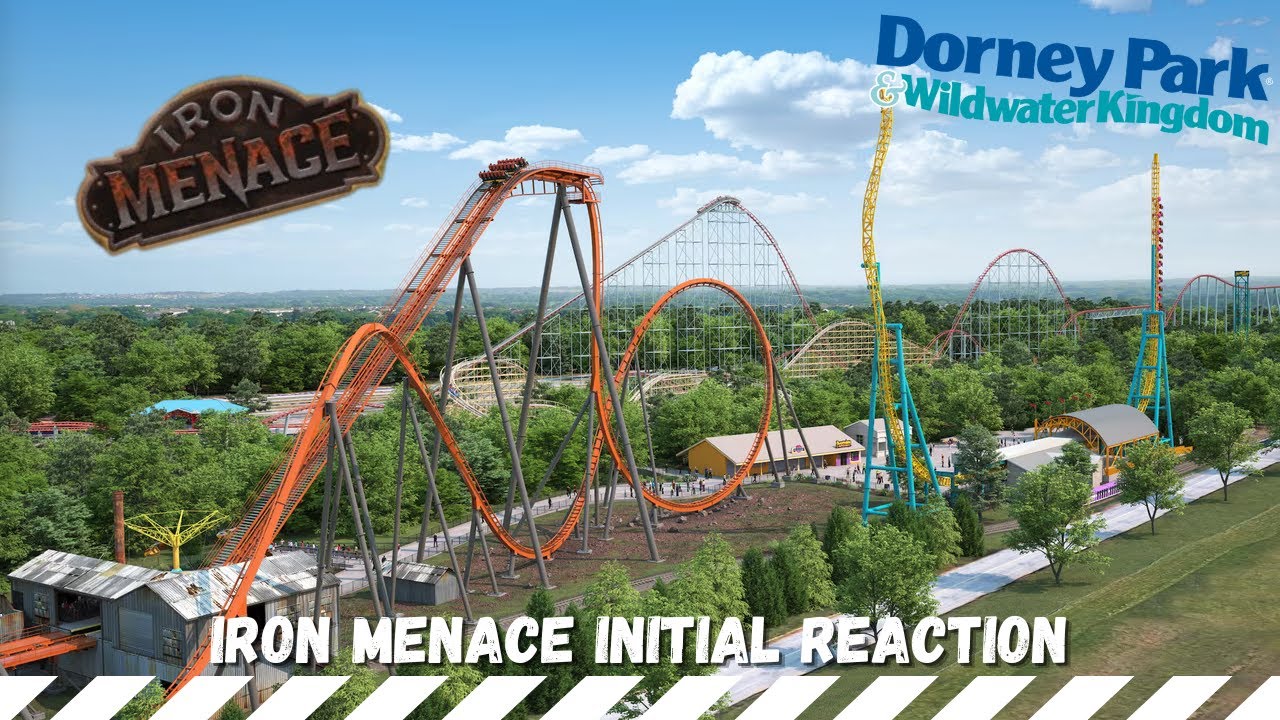 Iron Menace - Dorney Park - New For 2024 B&M Dive Coaster Reaction ...