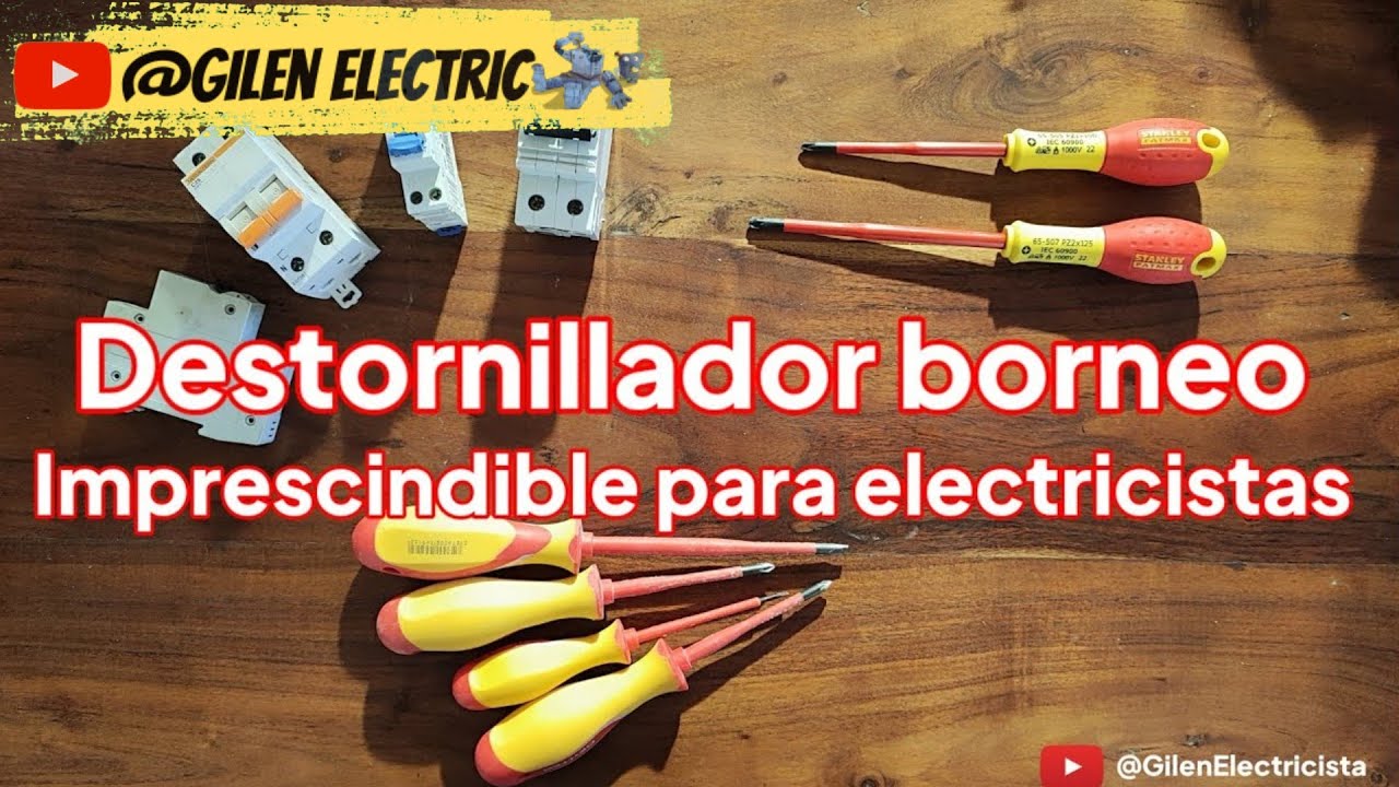 El mejor destornillador para apretar bornas. Bornero, para ...