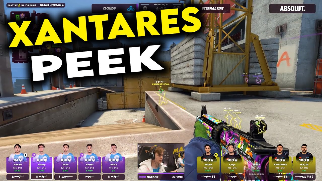 XANTARES : XANTARESPEEK | MAJ3R 200 İQ GRENADE | BÜYÜK MAÇ | CLOUD9 vs ...