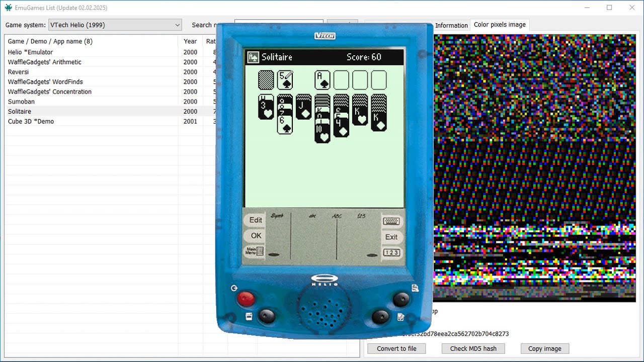 Solitaire (2000, VTech Helio) - YouTube