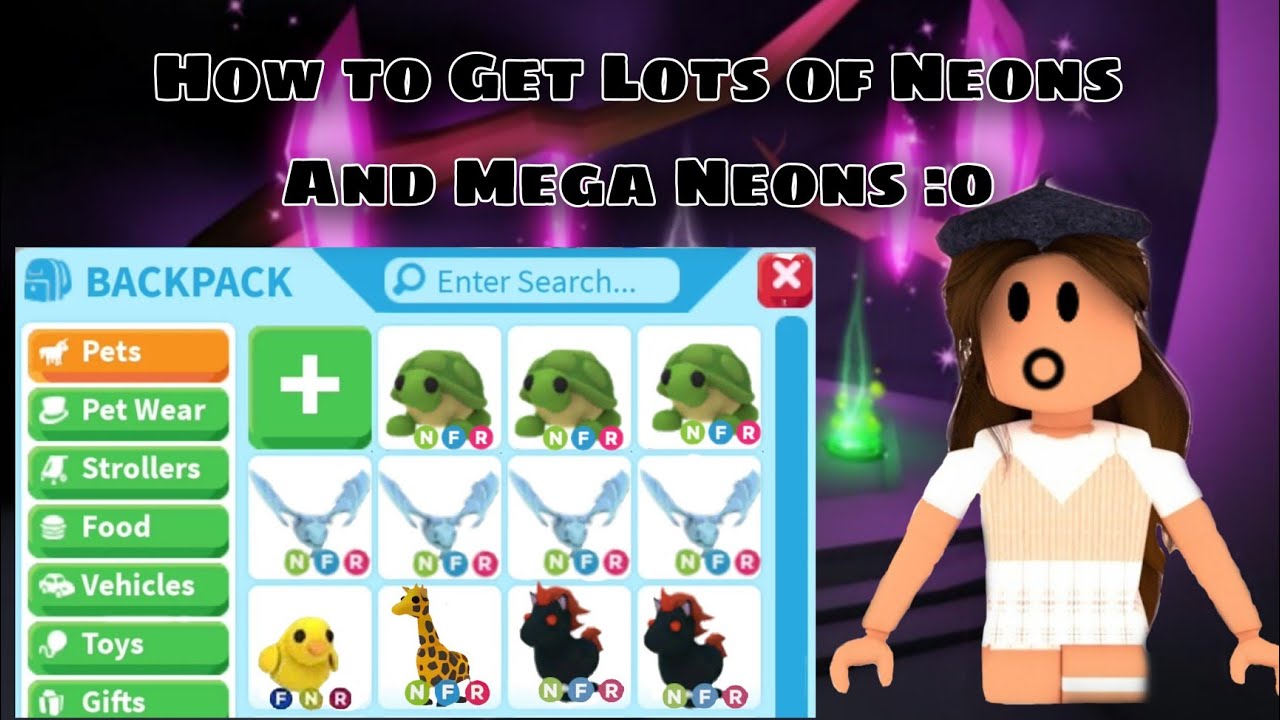 MAKING Neon BullFrog | Adopt Me! | ShadowKingPlays - YouTube