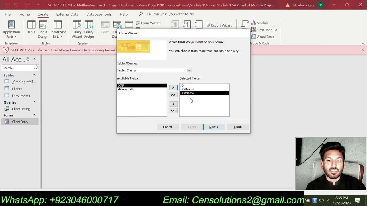 Access Module 1 SAM End of Module Project 2 | NP_AC19_EOM1-2 | Cardiac ...