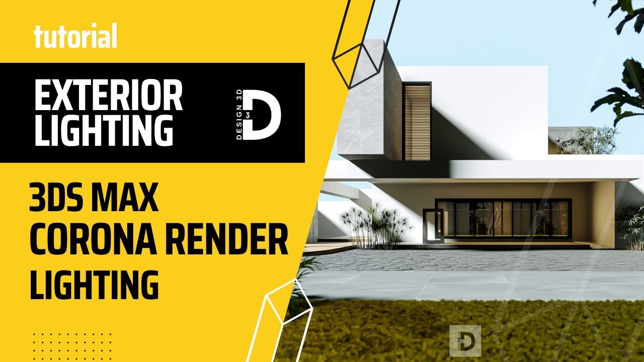 3ds Max + Corona Render | Exterior daylight lightning - YouTube