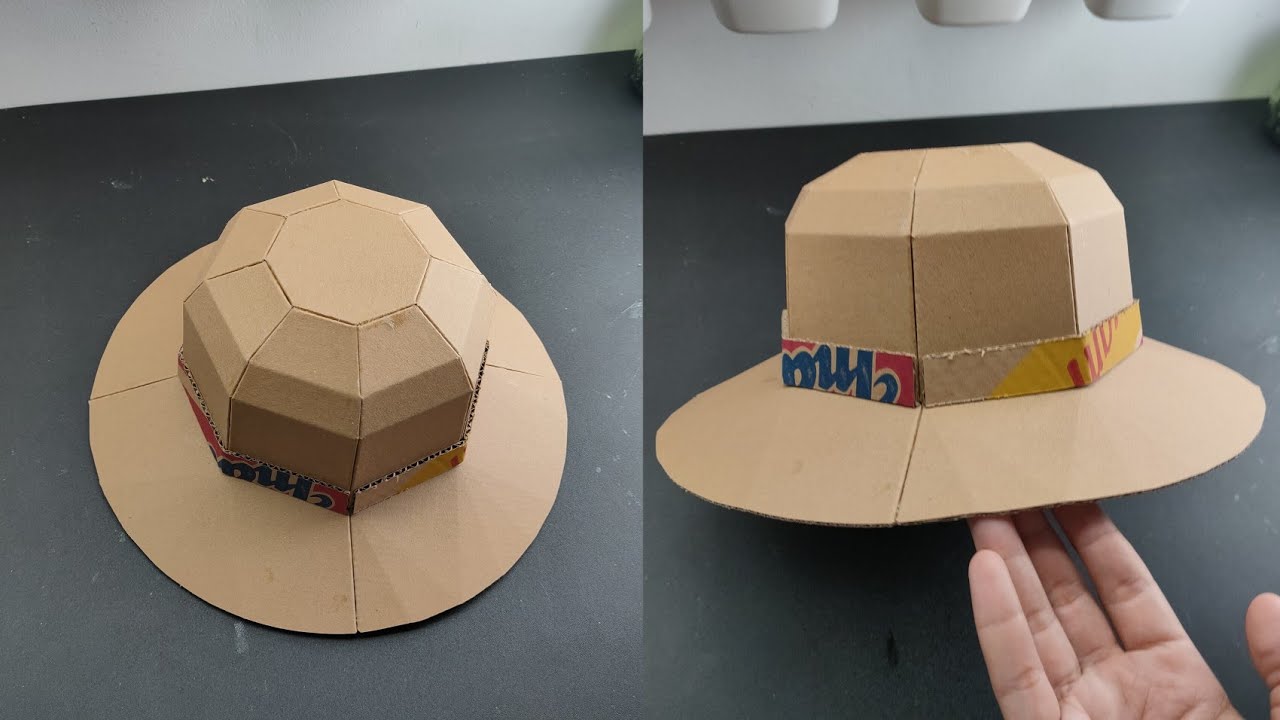 Cara Membuat Topi Jerami One Piece Dari Kardus. Panduan Kerajinan ...