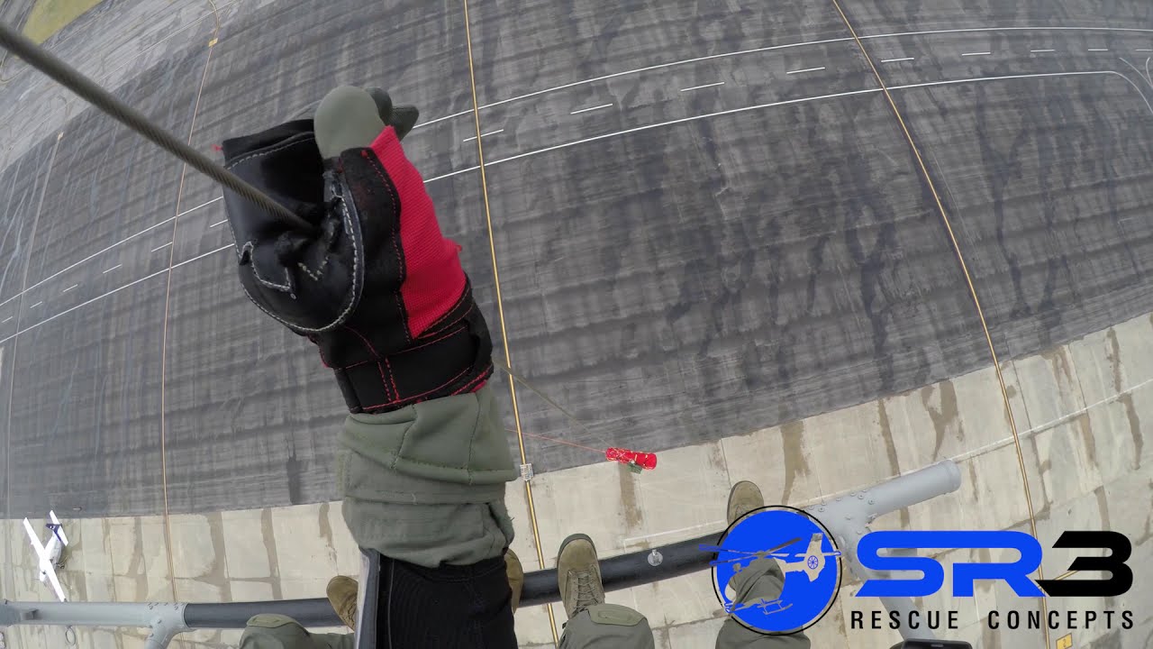 Hoist Cable Conditioning Bell 412EP - Breeze Eastern 600lb Hoist - YouTube