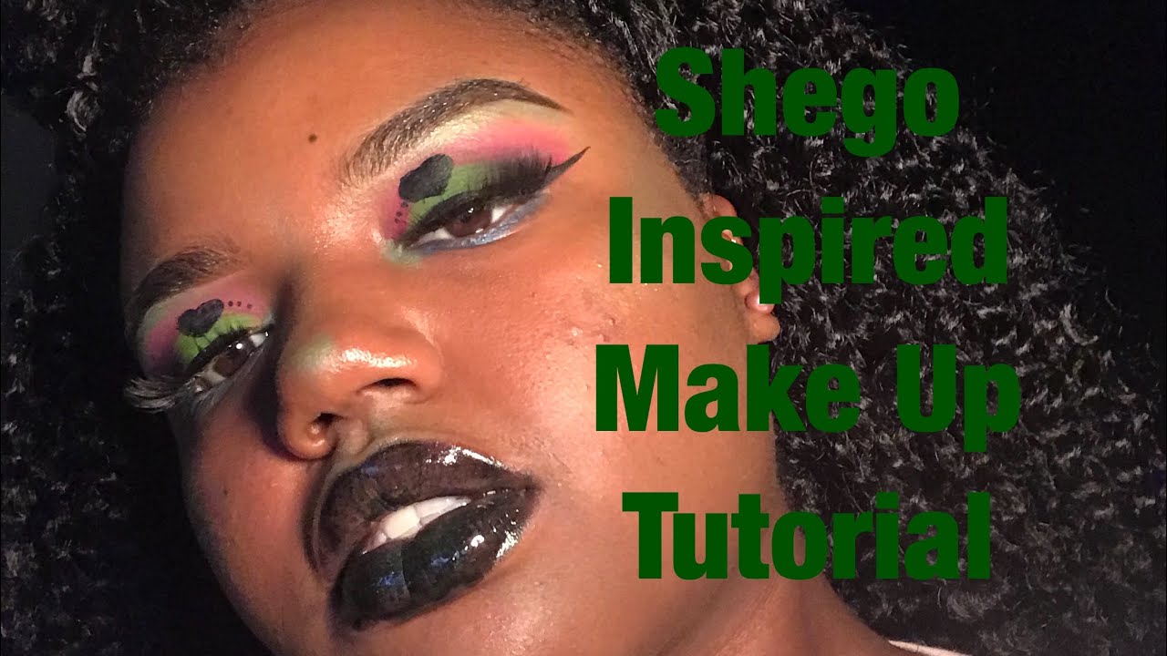 Off Brand Shego Make Up Tutorial/ Kim Possible// Dark Skin - YouTube