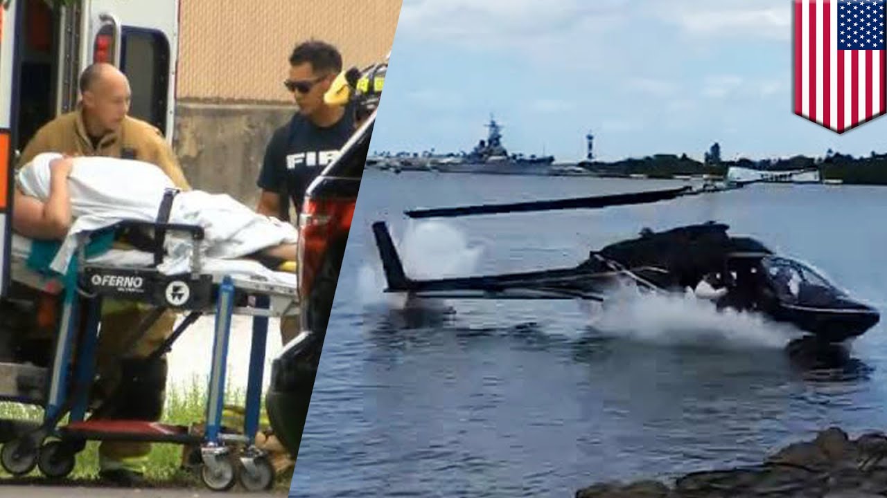 Pearl Harbor helicopter crash: Teen critical after being trapped inside ...