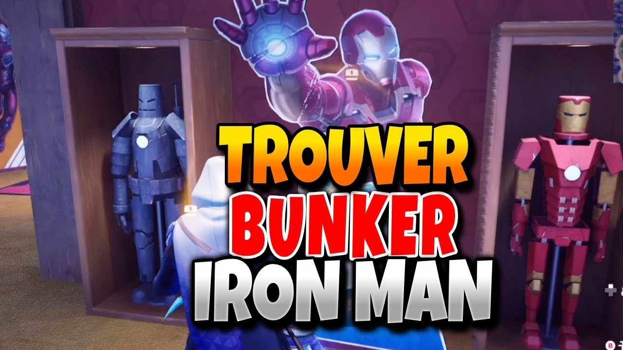 Où trouver le BUNKER SECRET IRON MAN sur Fortnite Saison 4 - YouTube