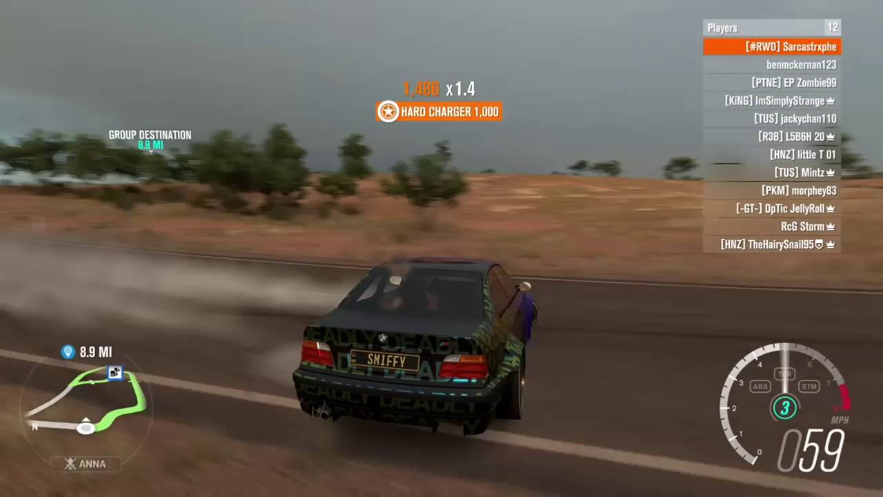 FH3 reverse entry jump drift top10 poss submission - YouTube