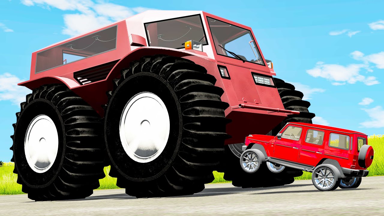 Real Cars vs Toy Сars #14 - Beamng drive - YouTube