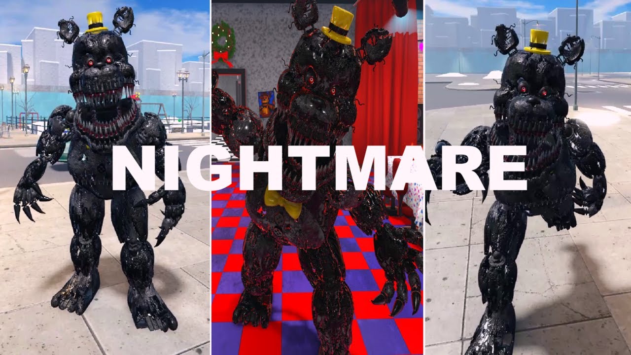 How to get NIGHTMARE BADGE + NIGHTMARE MORPH in FNAF UNIVERSE RP 2 ...