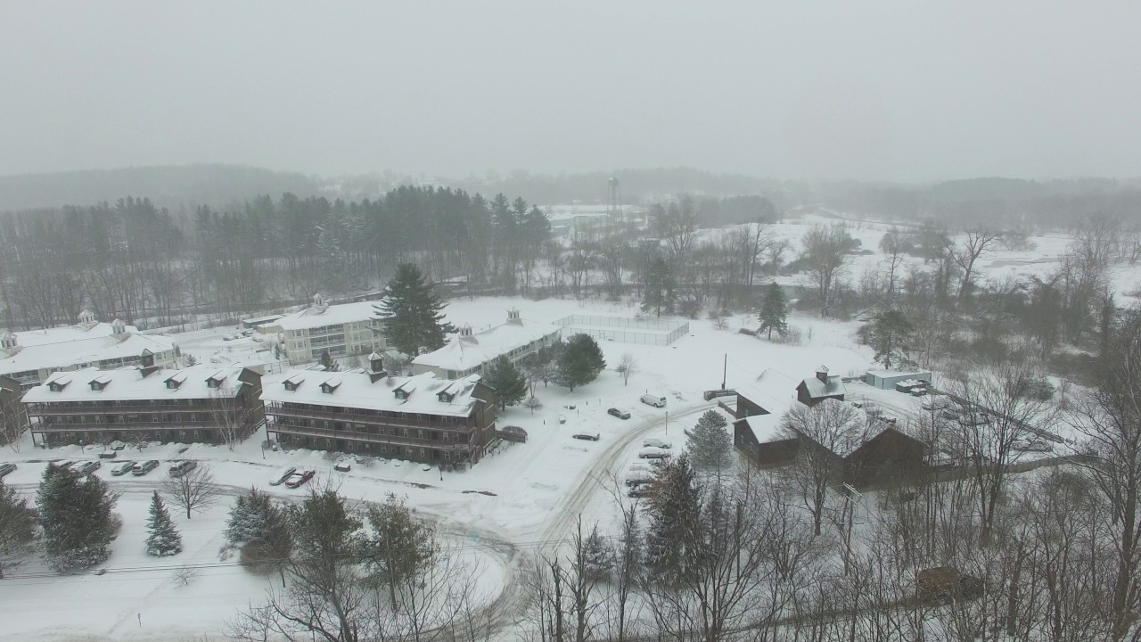 Winter snowstorm in Berkshires - YouTube
