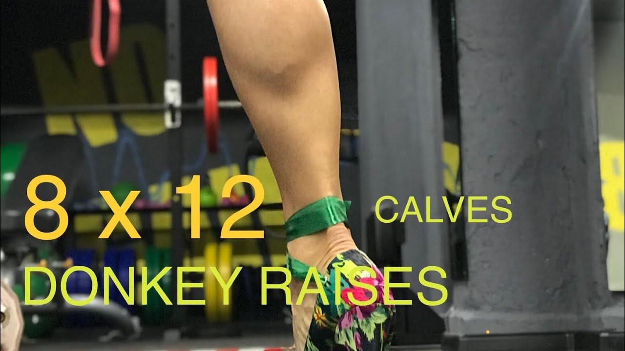 Best calves exercise (donkey raises) - YouTube