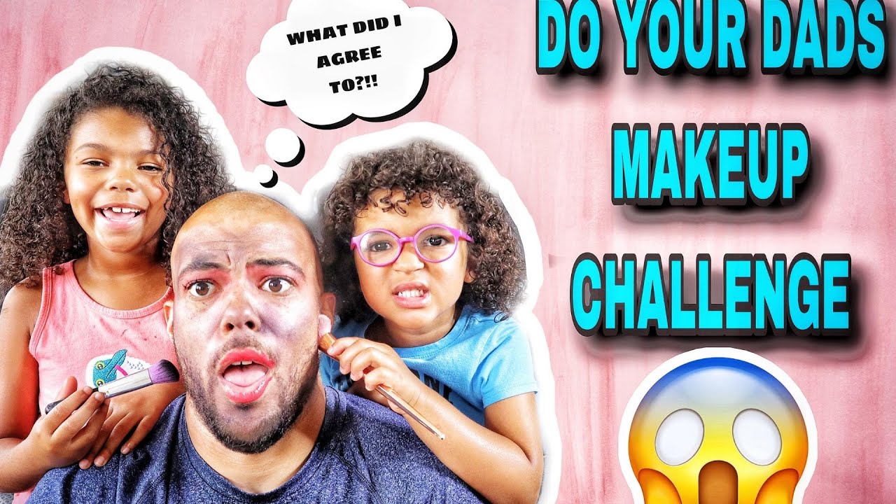 DAUGHTER DOES DAD’S MAKEUP! *HILARIOUS* - YouTube