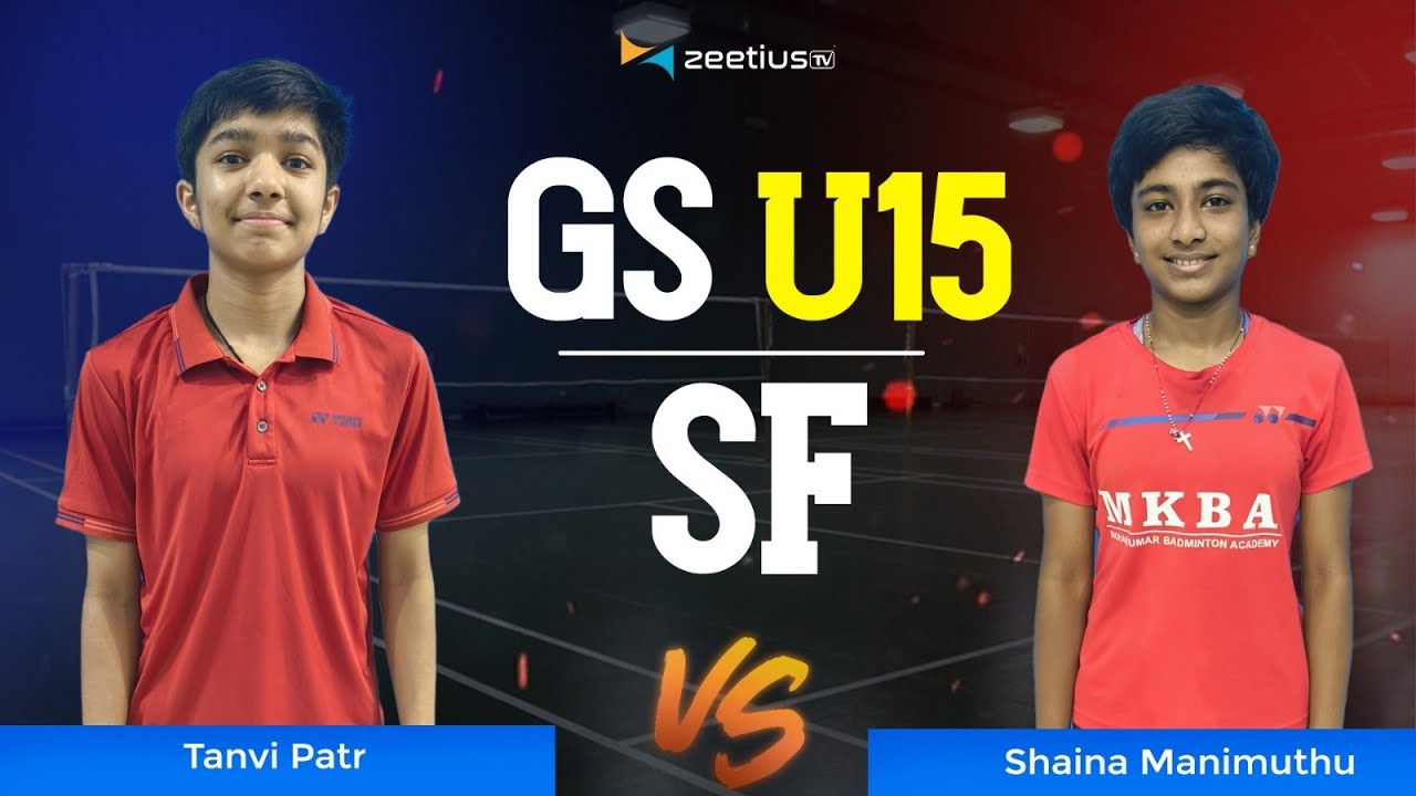 Tanvi Patri VS Shaina Manimuthu | 36th Sub Junior National Badminton ...