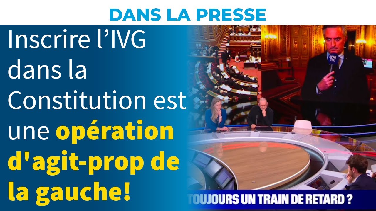Inscrire l’IVG dans la Constitution est une opération d'agit-prop de la ...