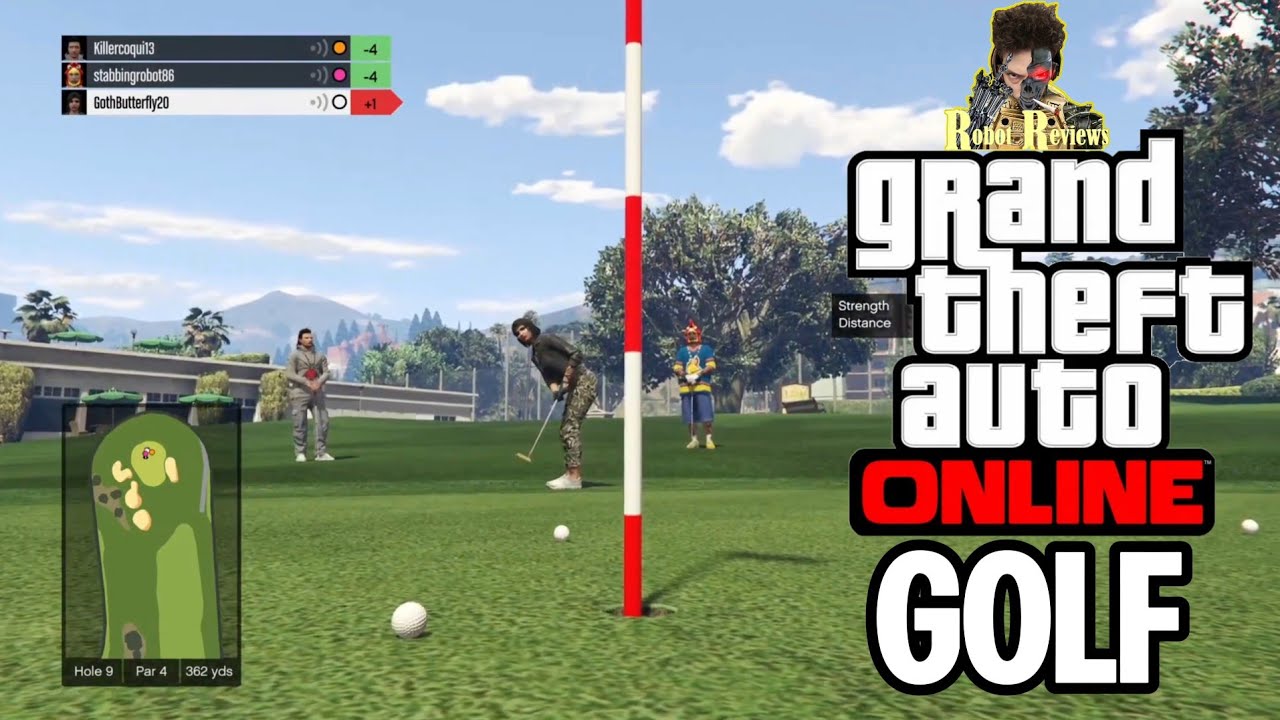 GTA GOLF: Surviving 9 Holes With My Crew (Plus Tennis) - YouTube