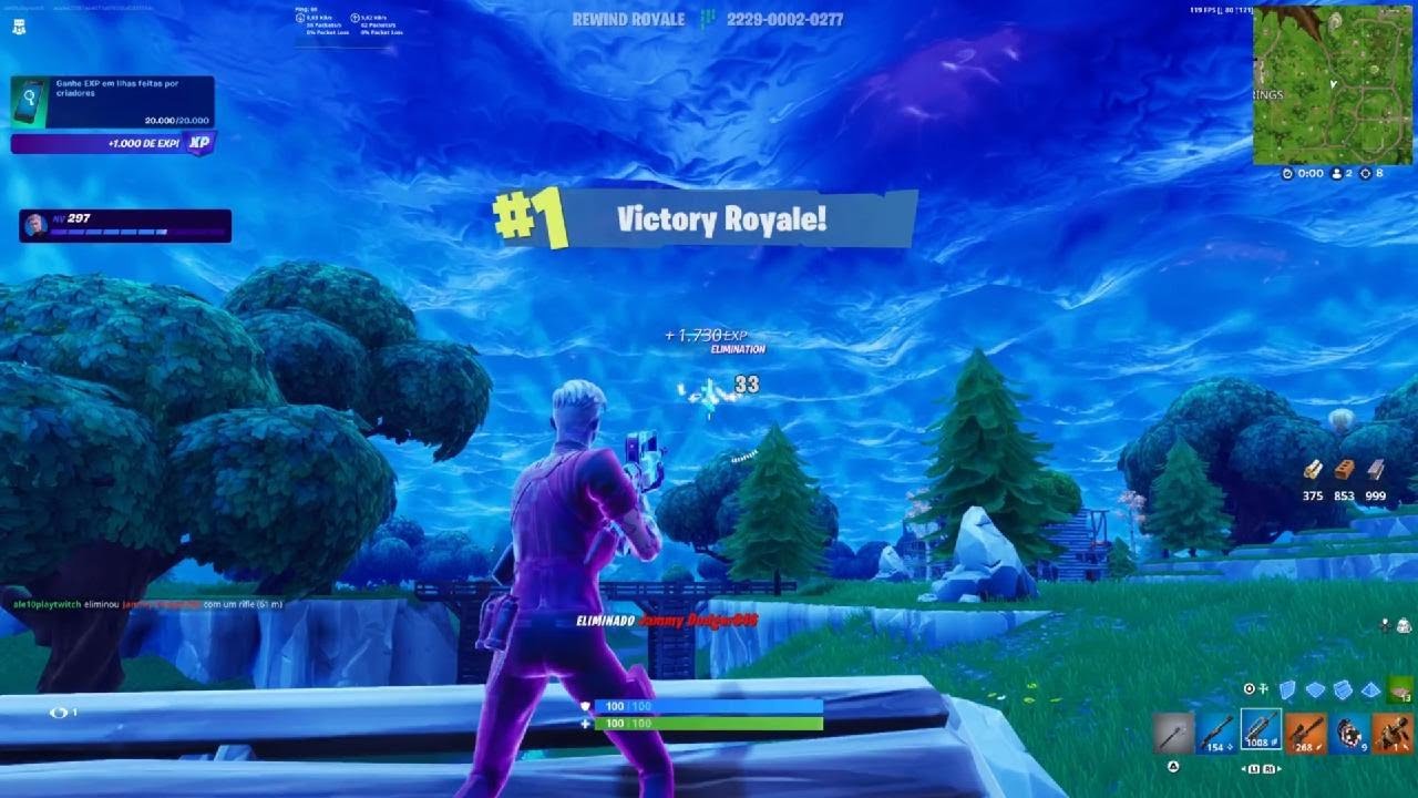 10 Kills Win On Rewind Royale - YouTube