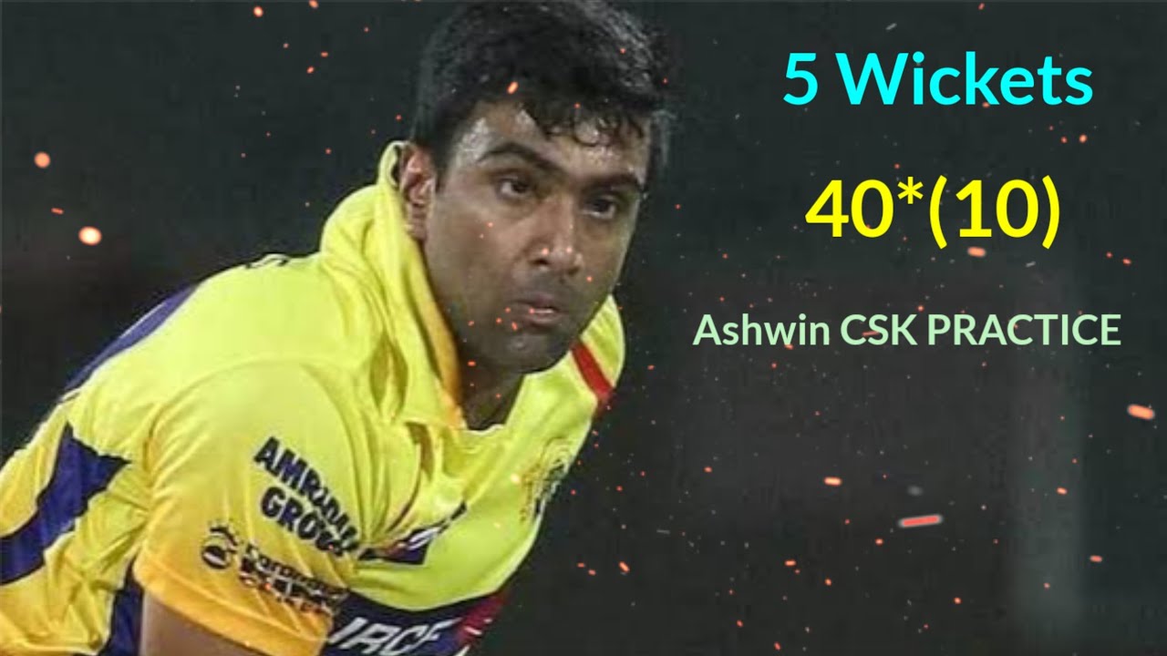 R Ashwin CSK practice IPL 2025 Video - YouTube