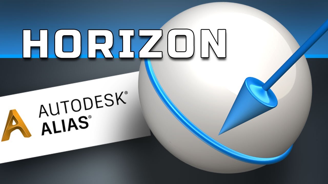 Autodesk Alias 3D Modeling TIP - The Horizon Tool - YouTube