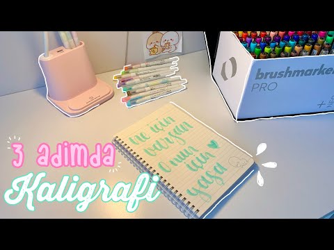3 adımda kaligrafi yapmayı öğrenin!