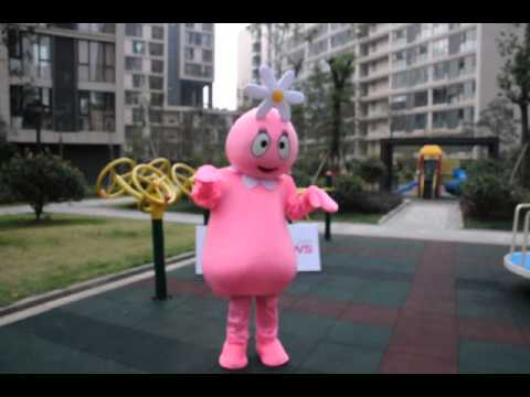Foofa mascot costume -- MascotShows.com - YouTube