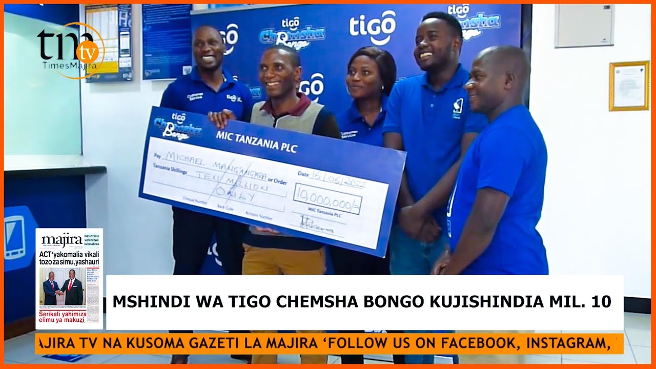 MSHINDI WA TIGO CHEMSHA BONGO KUJISHINDIA MIL. 10 - YouTube