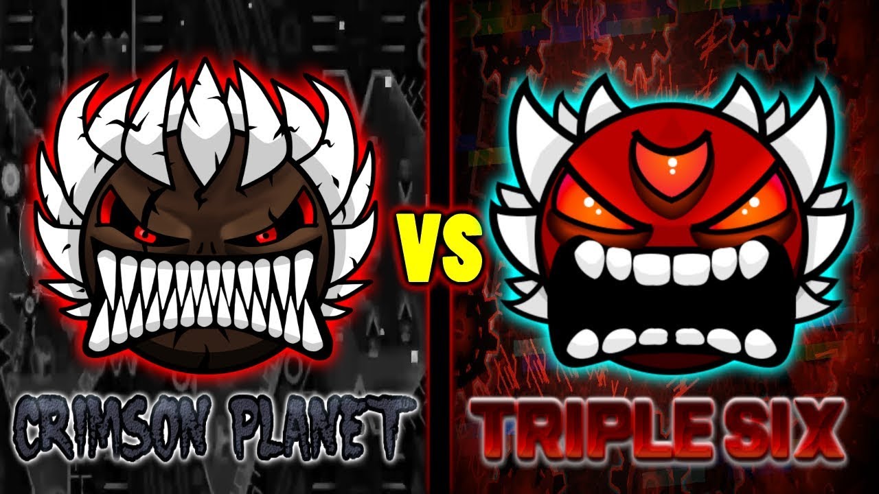 CRIMSON PLANET VS TRIPLE SIX (Legendary Extreme Demon Battle ...