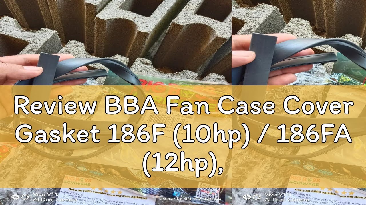Review BBA Fan Case Cover Gasket 186F (10hp) / 186FA (12hp), 192F ...