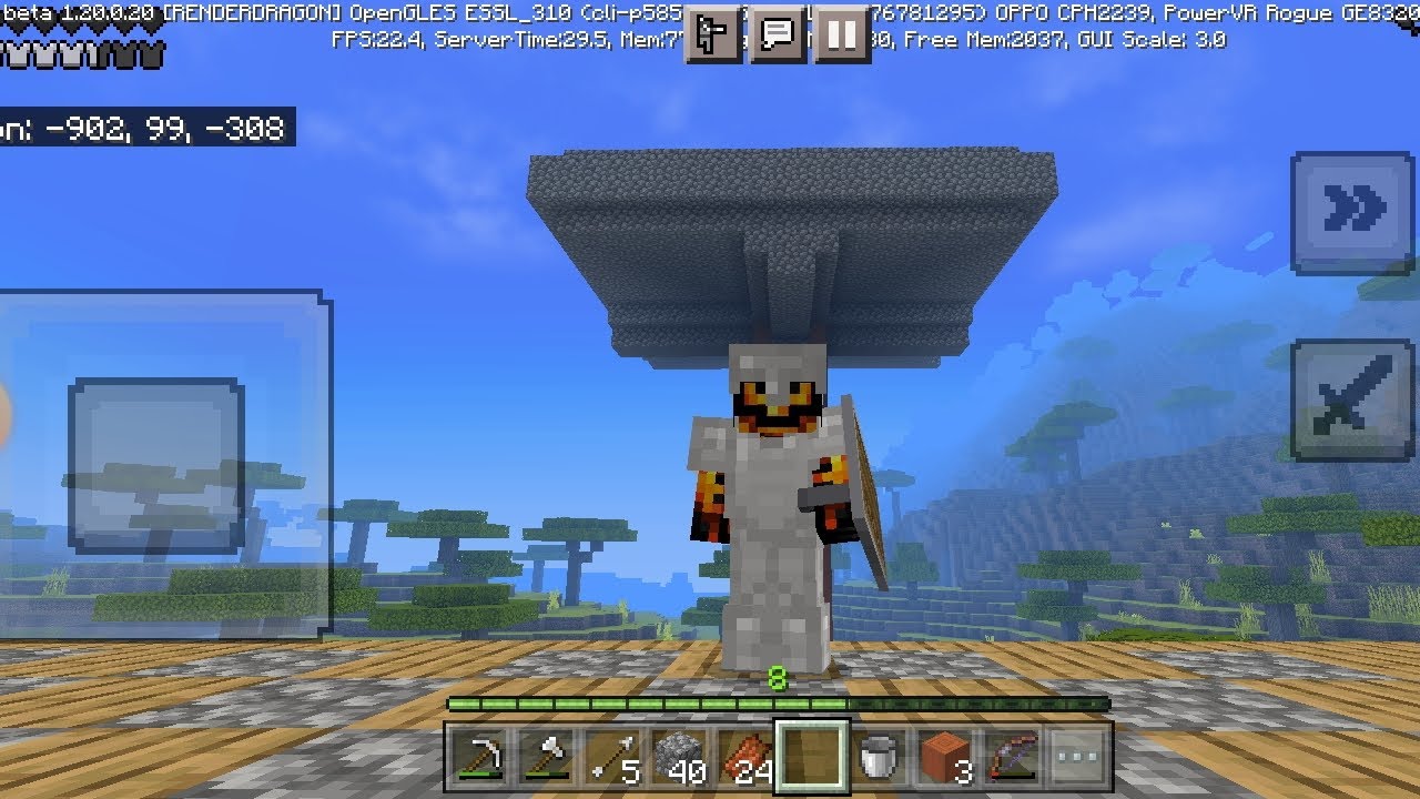 part 5 Minecraft build HP farm working nice - YouTube