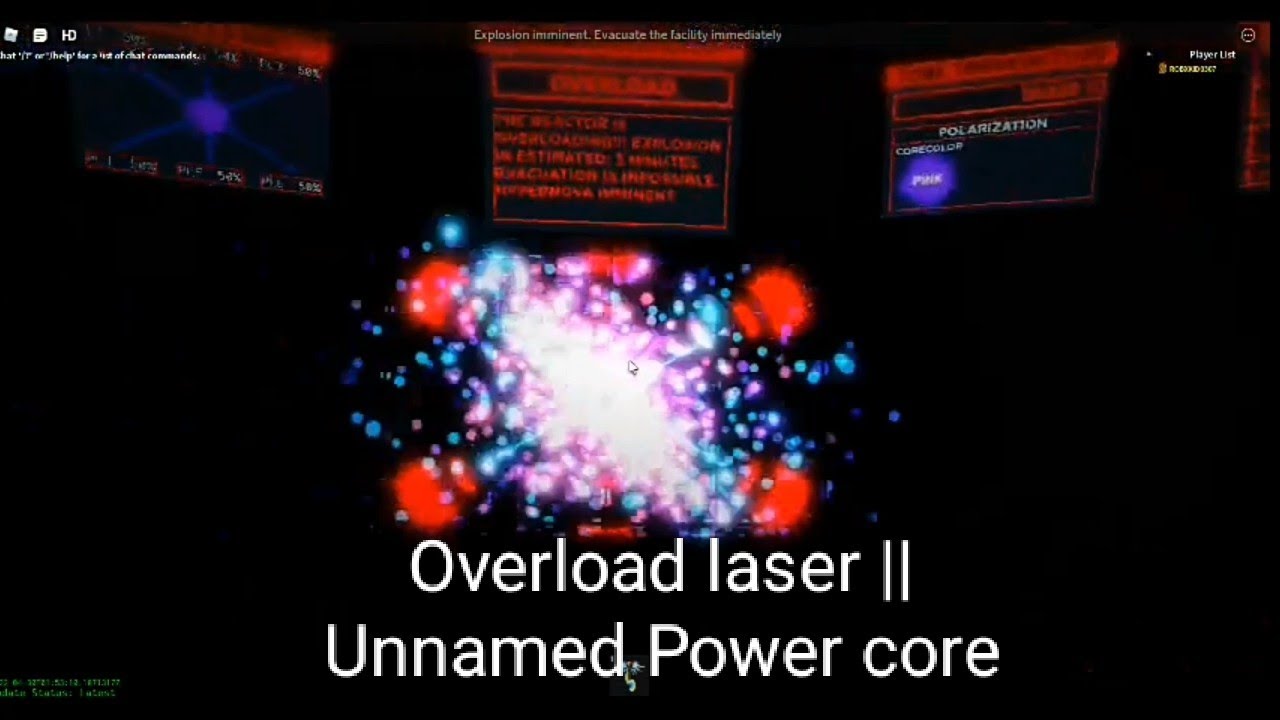 Unnamed Power core Overload Event Reactor Control room roblox - YouTube