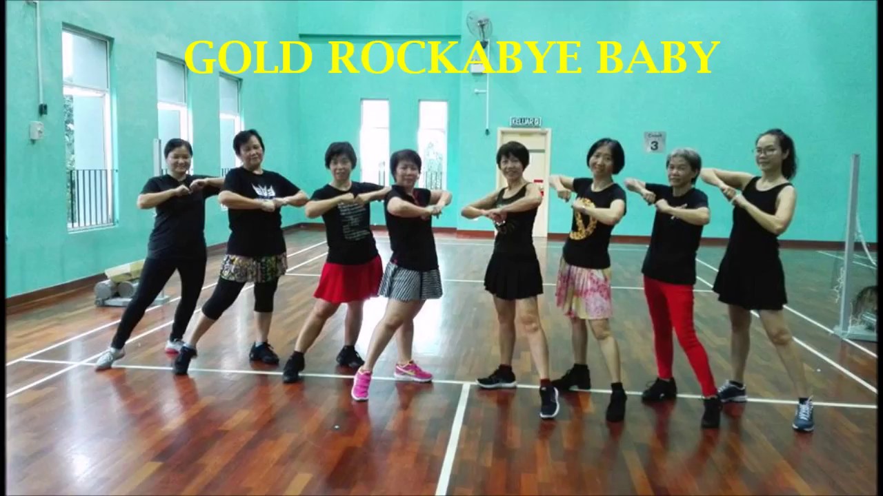 Line Dance Gold Rockabye Baby (Amy Yang & Li Michelle) - YouTube