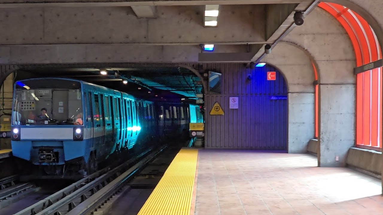 Montréal Métro: interesting moment at Angrignon metro station as an MR ...