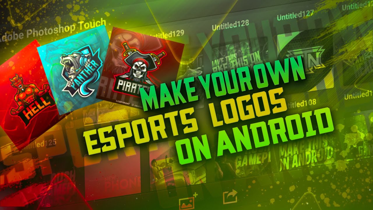 How To Make eSports Logo On Android || Creation Editz || - YouTube