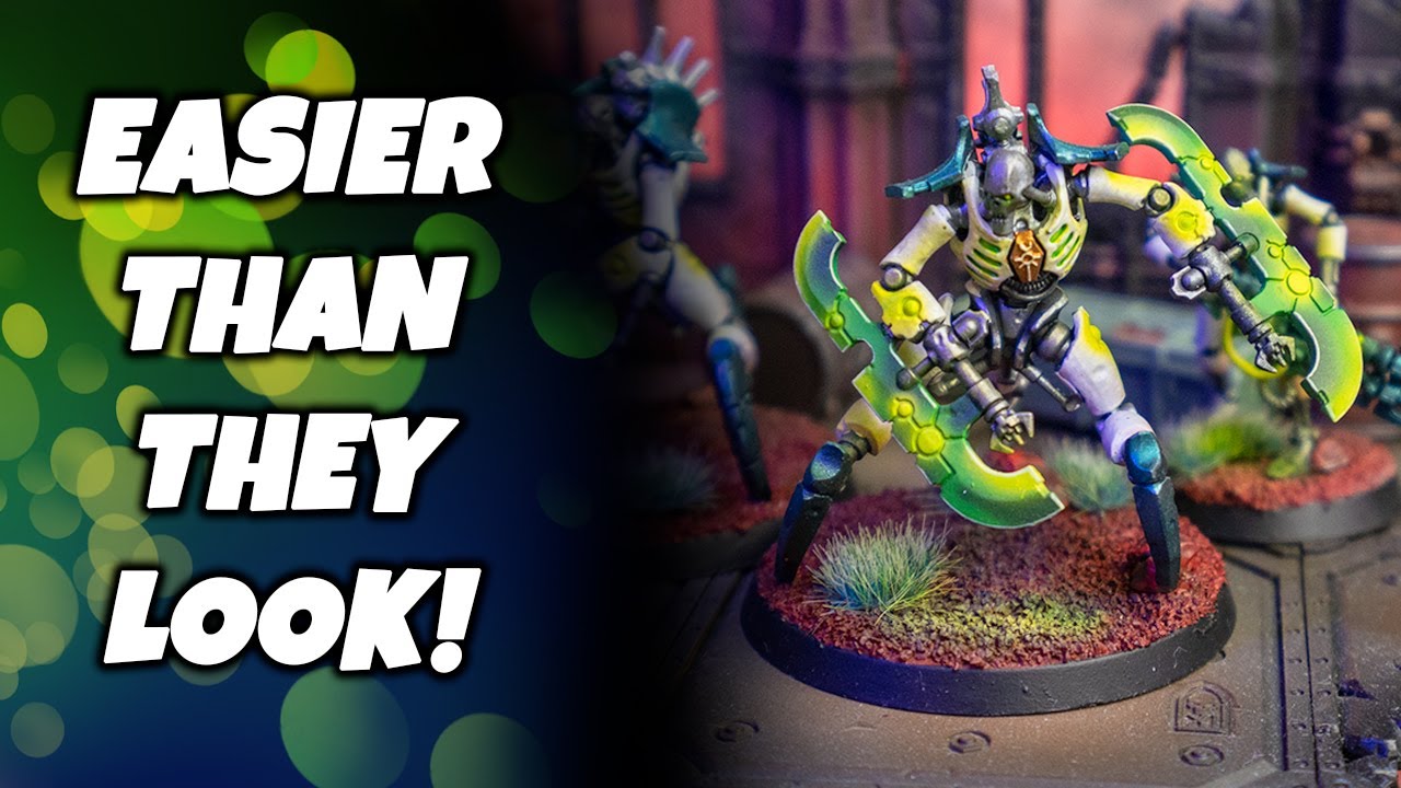 How to Paint Warhammer Necrons in Alternate Color Schemes! - YouTube