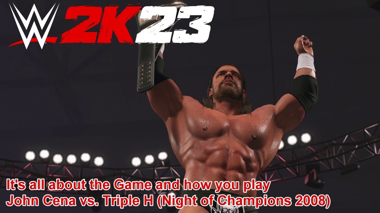 WWE 2K23 [06] It's all about the Game and how you play - YouTube