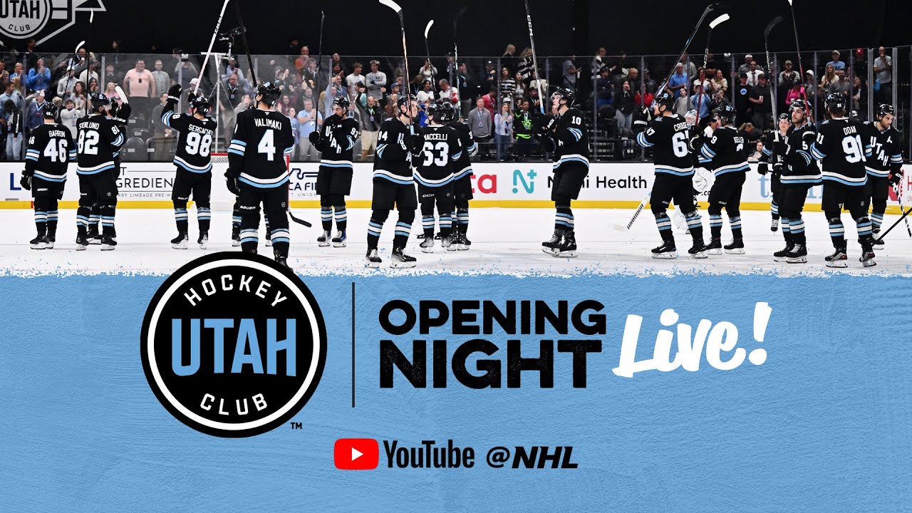 Big Game Energy: Utah Hockey Club's Epic Opening Night! - YouTube