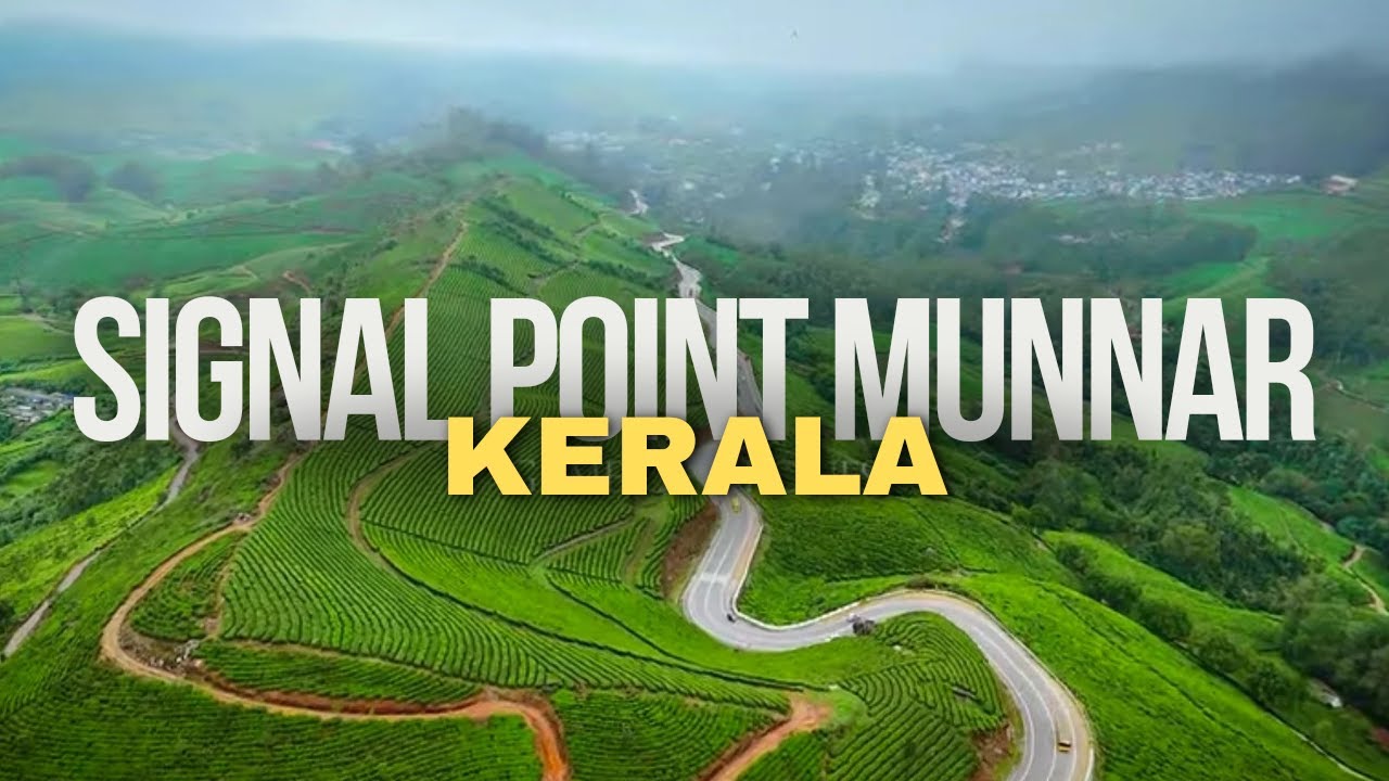Signal Point Munnar Drone View 1080p HD | Cinematic Drone view of ...