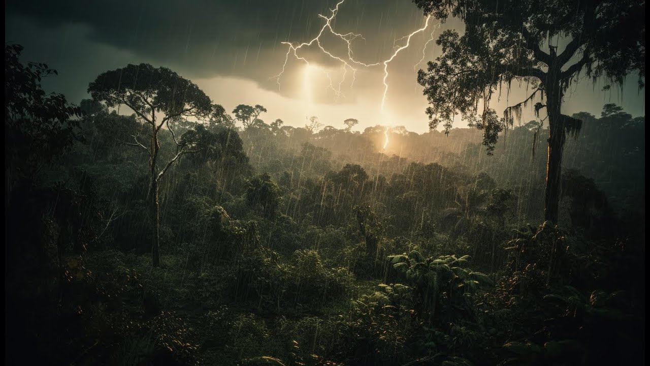 Relaxing Rain Sounds, Heavy Jungle Rain, Meditation | SLEEP ...