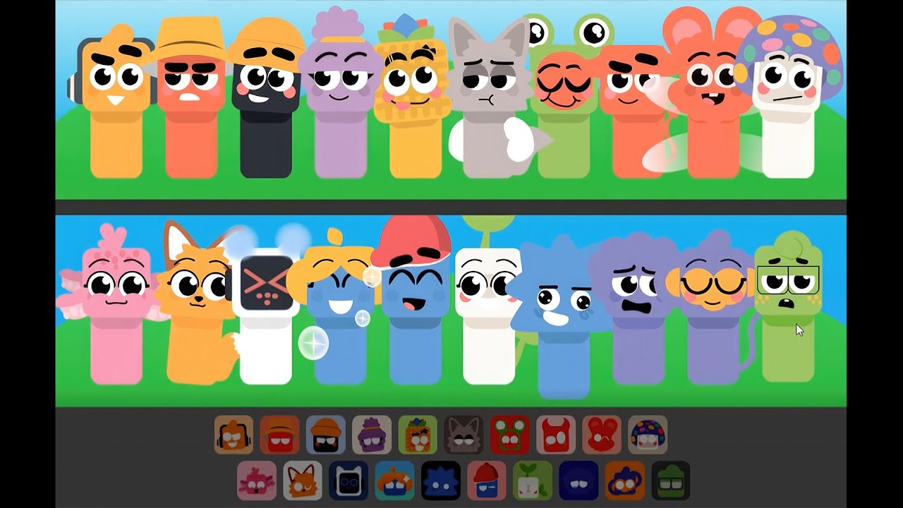 Incredibox - Sprunbox : Normal/Horror (All Character Together) - YouTube