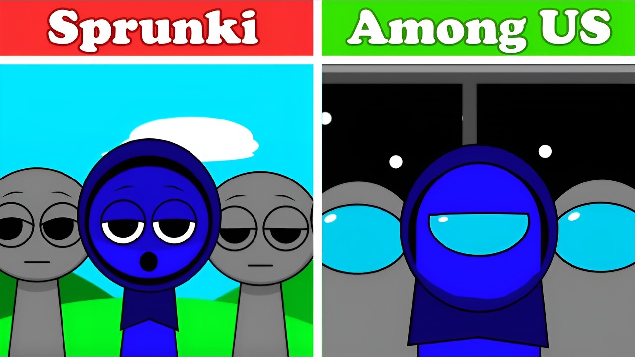 Incredibox Sprunki vs Among Us Normal version vs Horror version - YouTube