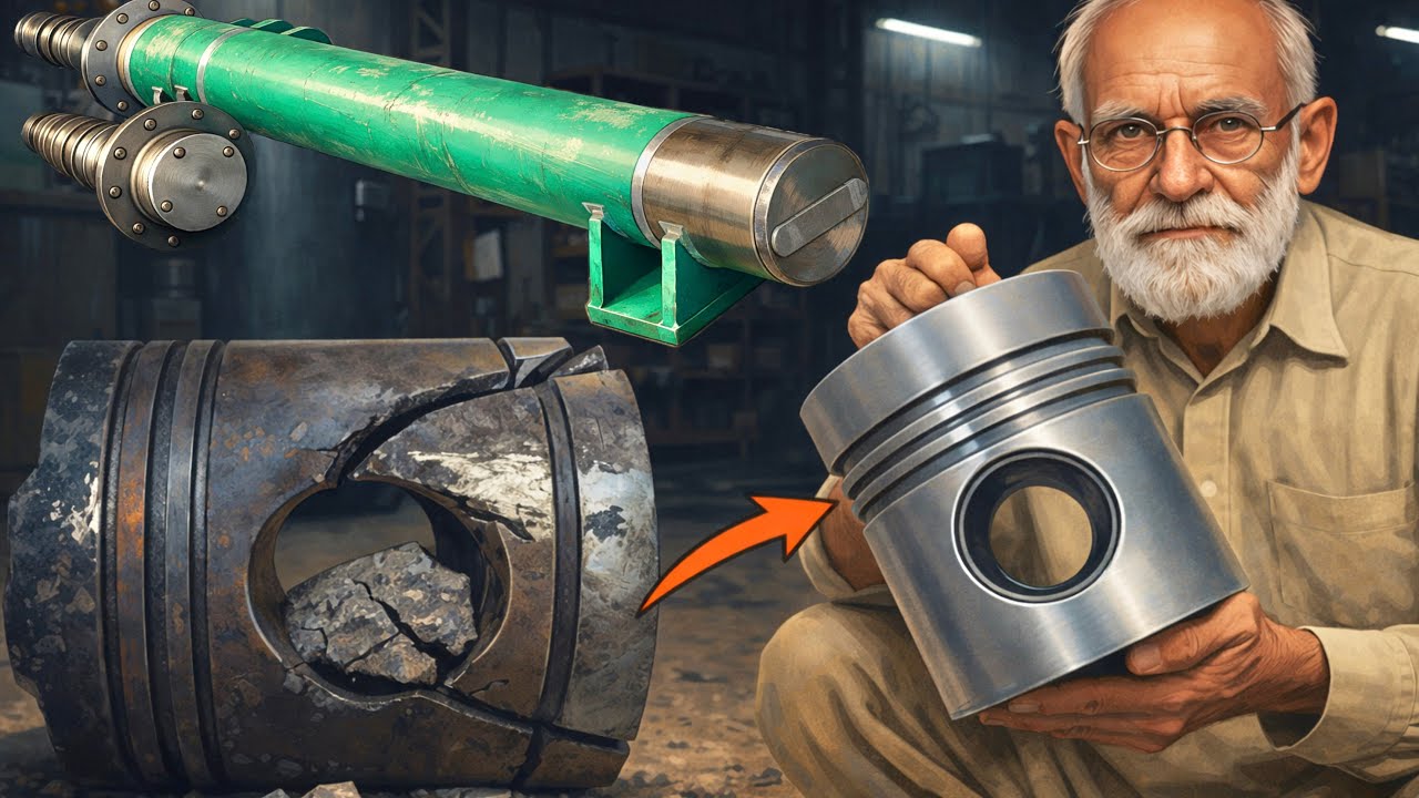 Caterpillar Engine Piston Cracked and Truck Shafts Broken Amazingly ...