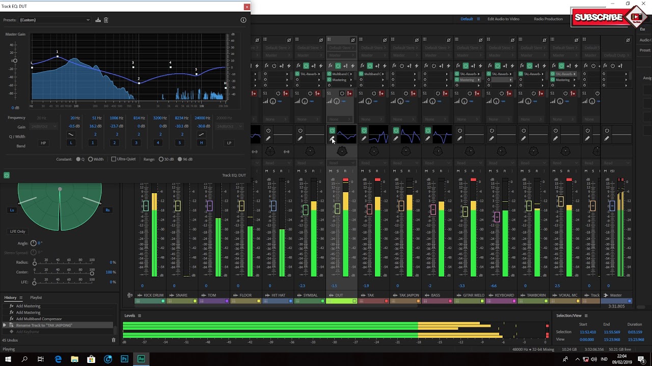 MULTITRACK AUDIO CEK SOUND ERSA MUSIC - YouTube