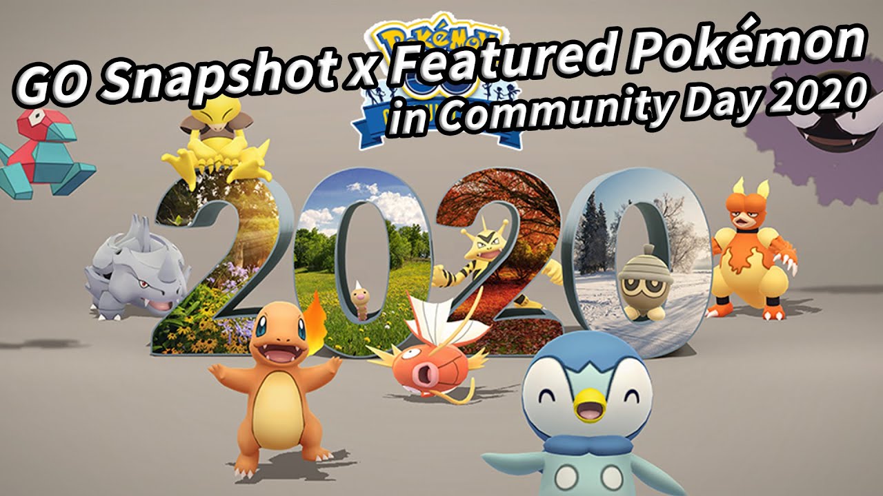 GO Snapshot｜The featured Pokémon in 2020 Community Day - YouTube