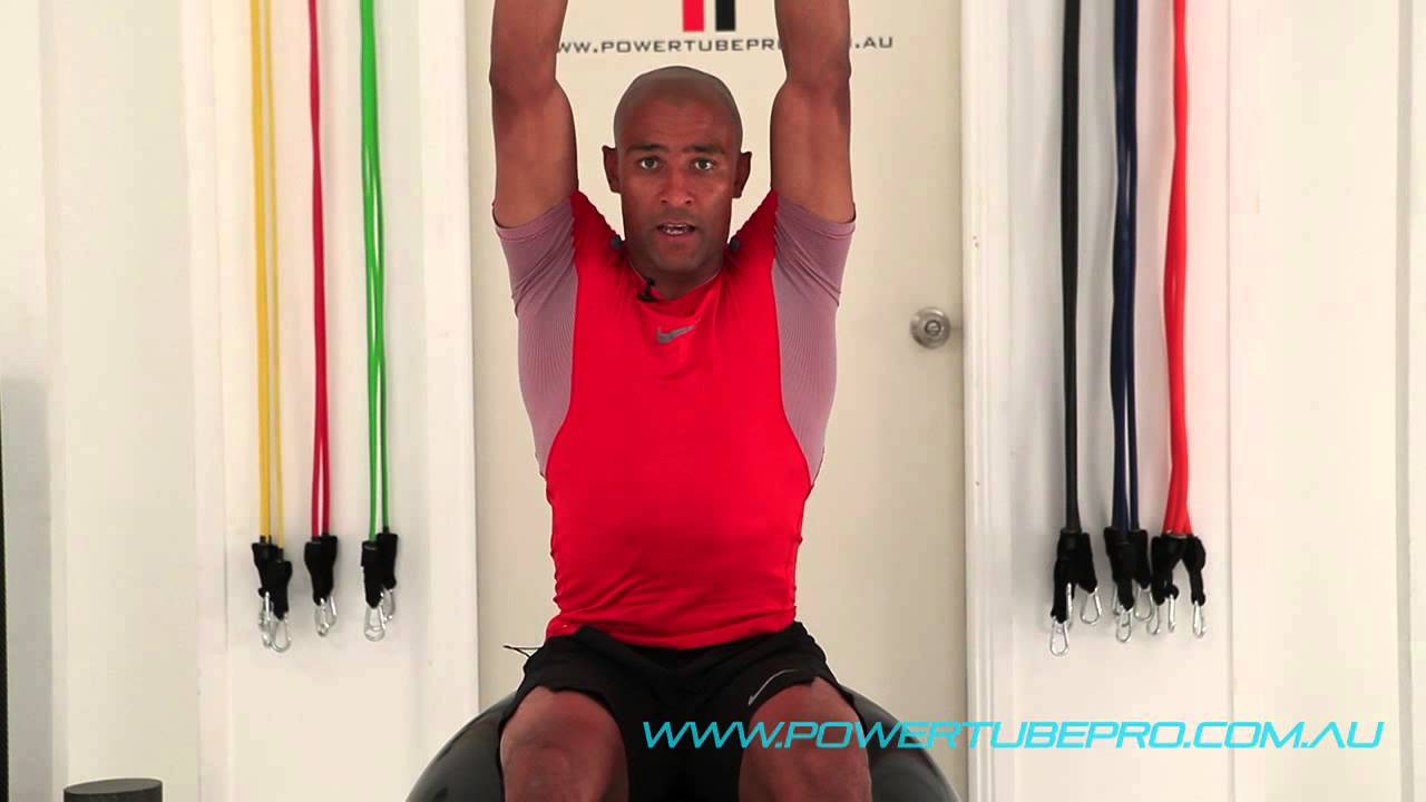 Seated Ab Crunch Straight Arm - YouTube