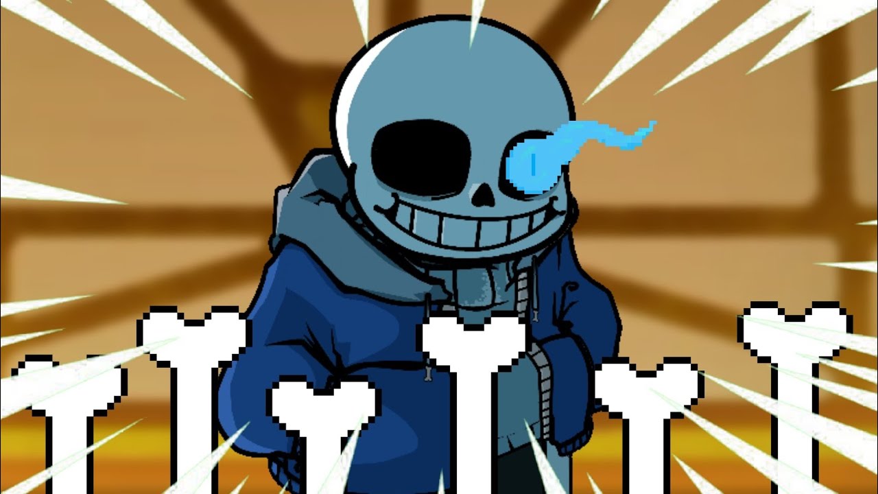 FNF Vs Undertale In Open World - Megalovania Sans Side CLEAR - YouTube