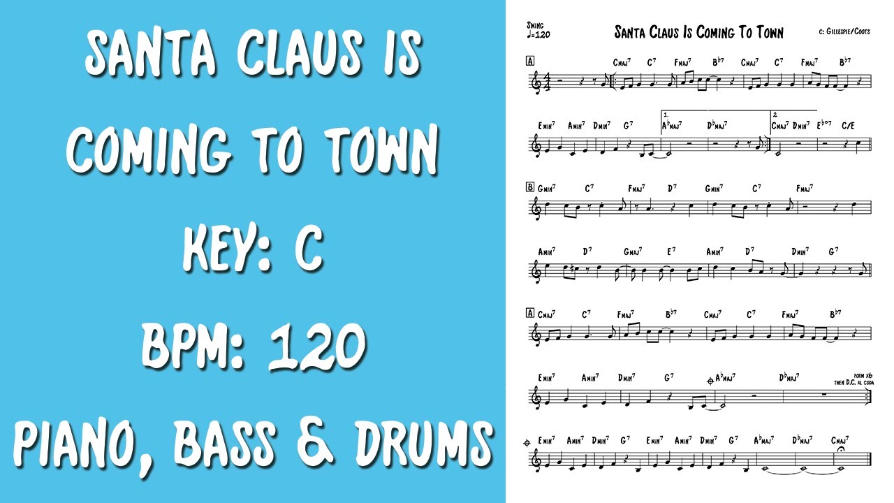 Santa Claus Is Coming To Town Sheet Music