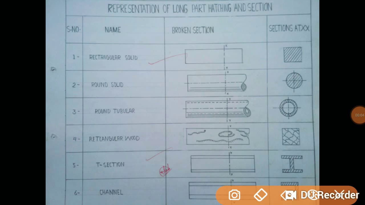 Conventional Representation. 🇨🇮 Sectional Side view - YouTube