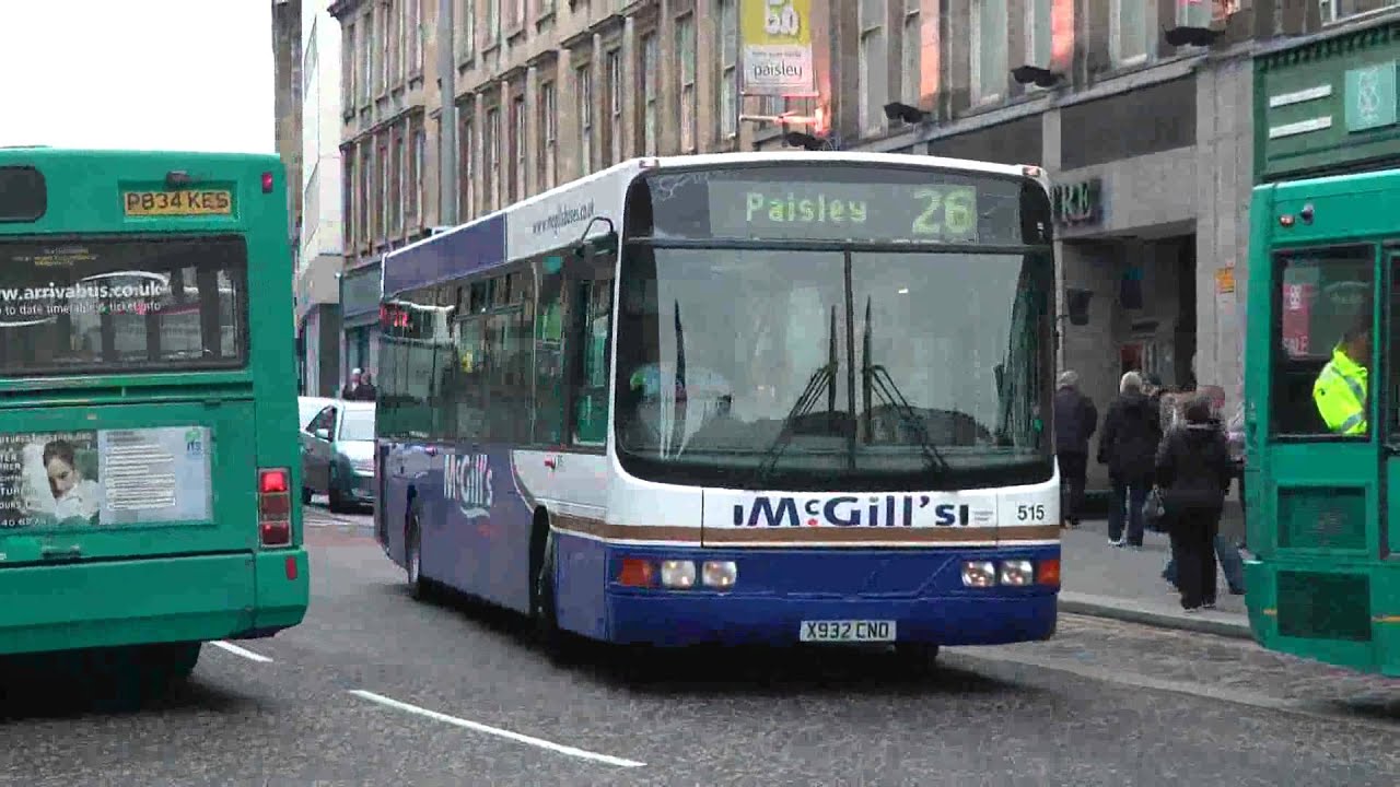 BUSES IN PAISLEY JULY 2011 - YouTube